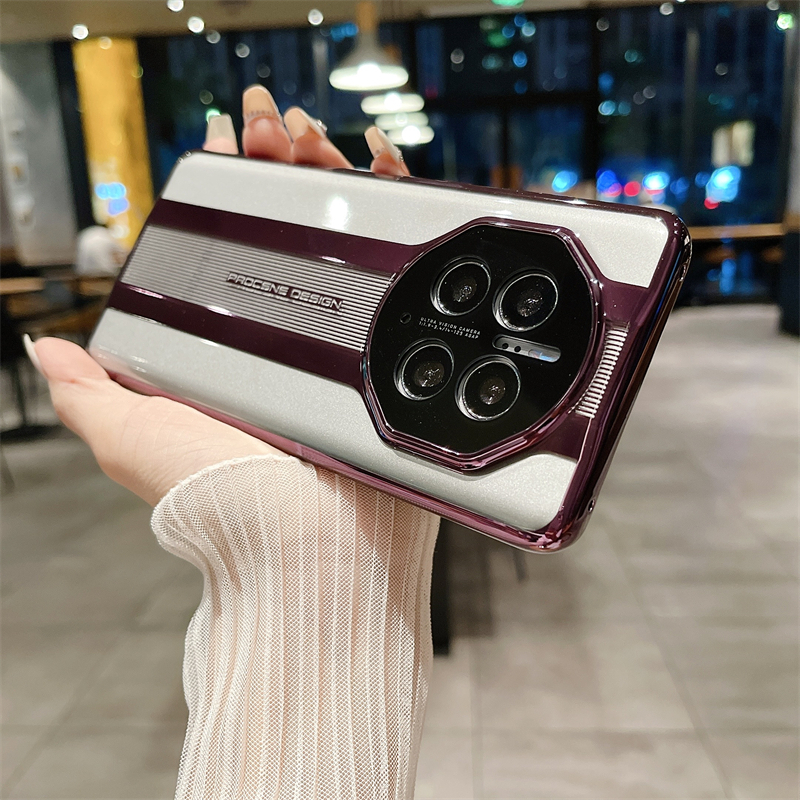 PORSCHE เคสโทรศัพท์มือถือ PC แบบแข็ง ป้องกัน หรูหรา สําหรับ Huawei Honor 90 Magic5 P60 P50 ...