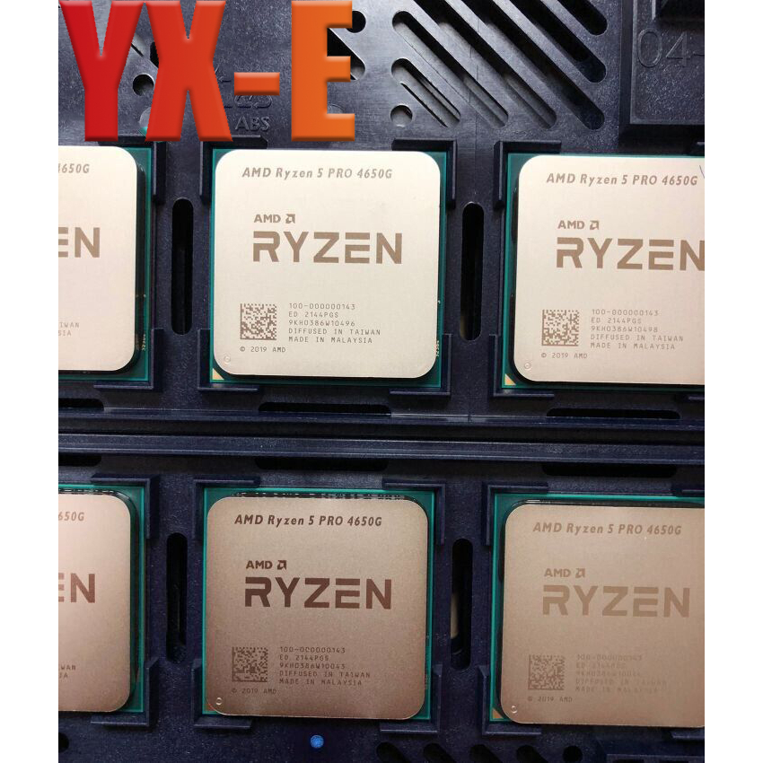 Amd Ryzen 5 pro 4650g AM4 CPU โปรเซสเซอร ์ 3.7GHz สูงสุด 4.2GHz Six ...