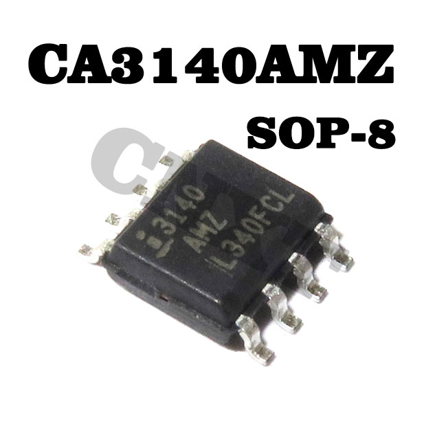 10 ชิ้น CA3140AMZ 3140AMZ 3140 CA3140 CA3140A SOP8 Op เครื่องขยายเสียงชิป IC ใหม่ Original ...