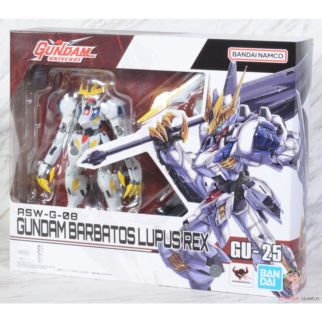 Bandai GU-25 GUNDAM UNIVERSE ASW-G-08 GUNDAM BARBATOS LUPUS REX Action ...