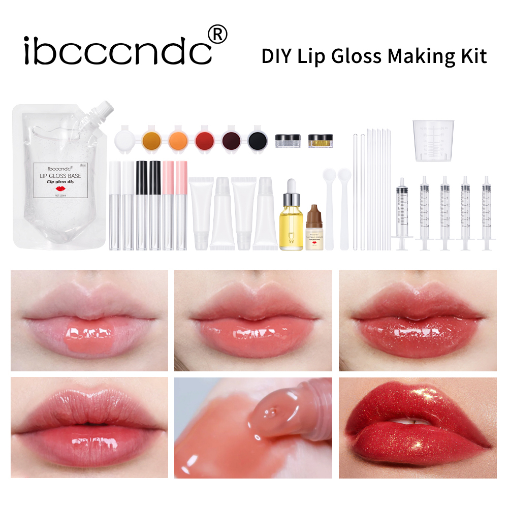ใหม่ Lip Gloss Making Kit Moisturizing Lip Gloss Base Diy วัตถุดิบชุด ...