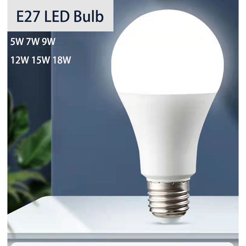หลอดไฟสปอตไลท์ E27 LED Bulb 5W 7W 9W 12W 15W 18W | Shopee Thailand
