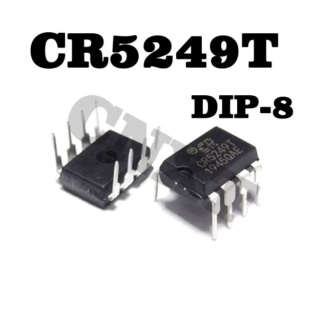 5 ชิ้น/ล็อ CR5249T CR5249 DIP-8 ไดรเวอร์ออฟไลน์ / ชิปควบคุม ตต้นฉบับ ...