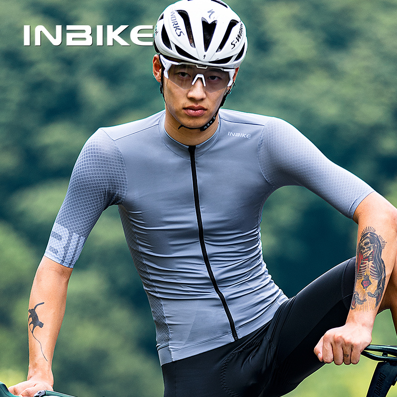 INBIKE เสื้อกีฬาแขนสั้น ลายจักรยานเสือภูเขา แฟชั่นฤดูร้อน สําหรับผู้ชาย | Shopee Thailand