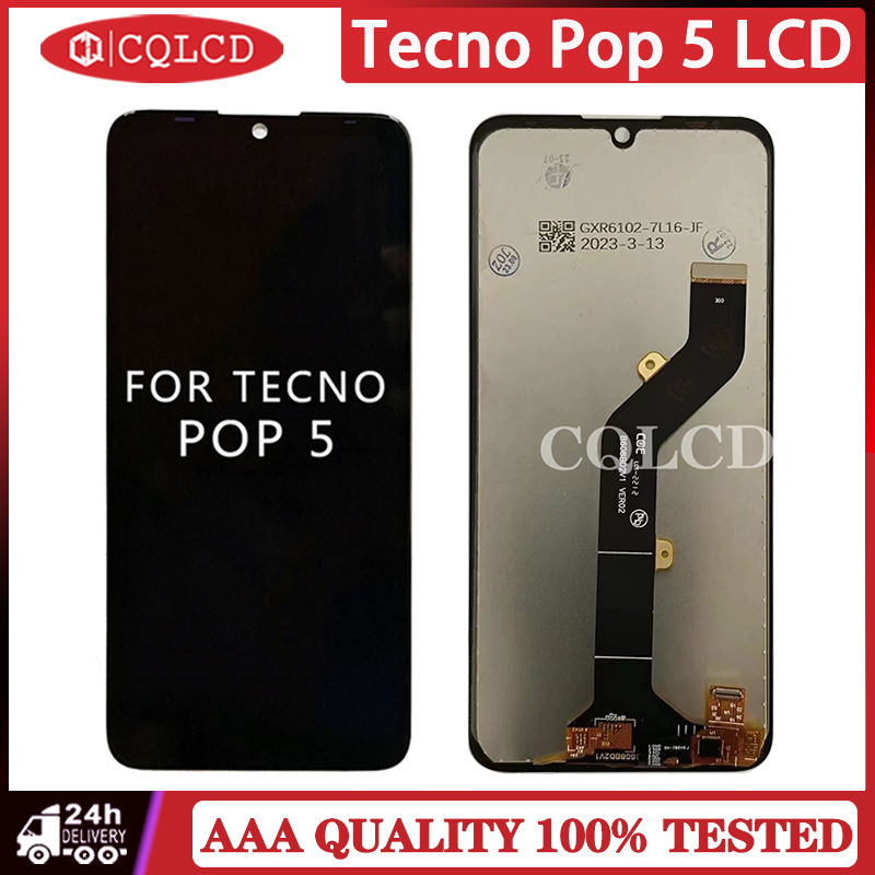 อะไหล่หน้าจอสัมผัสดิจิทัล LCD แบบเปลี่ยน สําหรับ Tecno Pop 5 BD2 ... อะไหล่หน้าจอสัมผัสดิจิทัล LCD แบบเปลี่ยน สําหรับ Tecno Pop 5 BD2 ...
