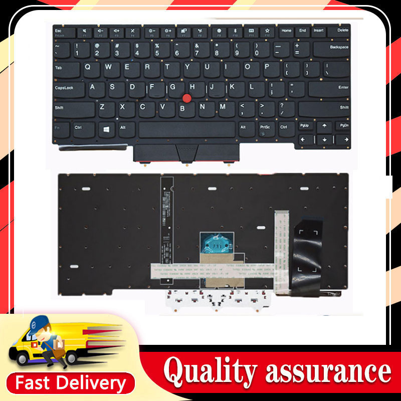 เปลี่ยนแป้นพิมพ์แล็ปท็อปใหม่สําหรับ Lenovo IBM Thinkpad E14 R14 ภาษา ...