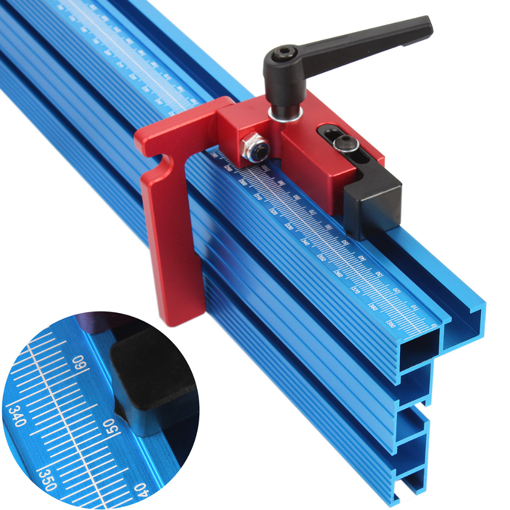 75 Type Blue Aluminum Profile Router Fence 40cm Multi T-Track Table Saw ...