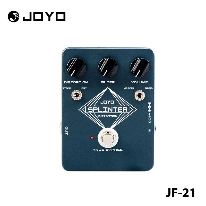 Joyo JF-21 แป้นเหยียบเอฟเฟคกีตาร์ พร้อม MOSFET & FAT Clipping Thick ...