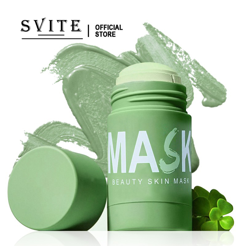 Svite มาส์กชาเขียว ให้ความชุ่มชื้น ลดสิวหัวดํา 40 กรัม | Shopee Thailand