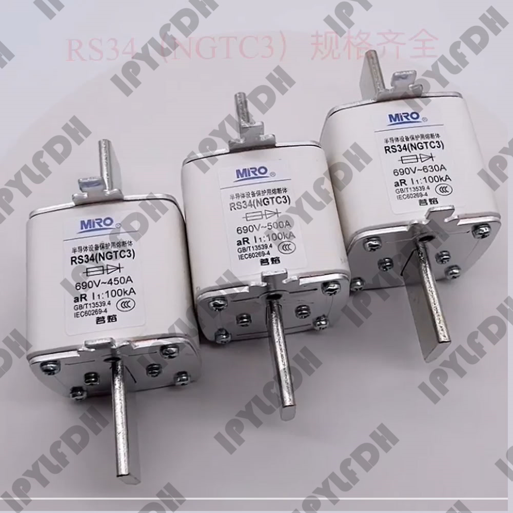 Rs34 NGTC3 690V/660V 300A 315A 400A 450A 500A 560A 630A RS34 Fast ฟิวส์ ...