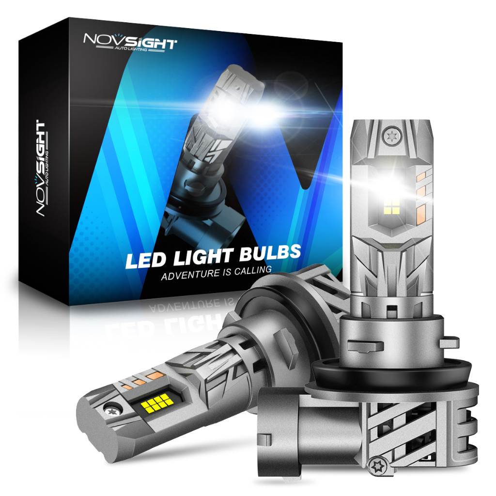 Novsight ไฟหน้ารถยนต์ LED 1:1 N63 H7 H11 9005 HB3 9006 HB4 H4 H1 H3 90W 6500K 20000LM ขนาดเล็ก ...