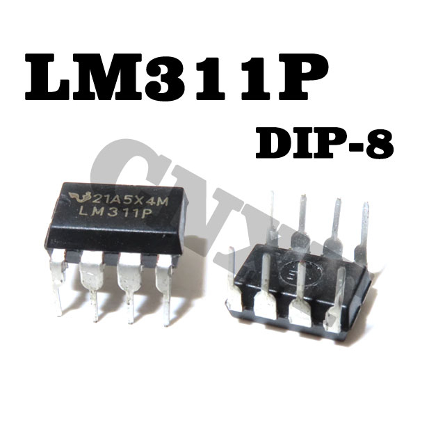 10 ชิ้น/ล็อ LM311 LM311P LM311N DIP-8 ชิปเปรียบเทียบแรงดันไฟฟ้า IC ต ...