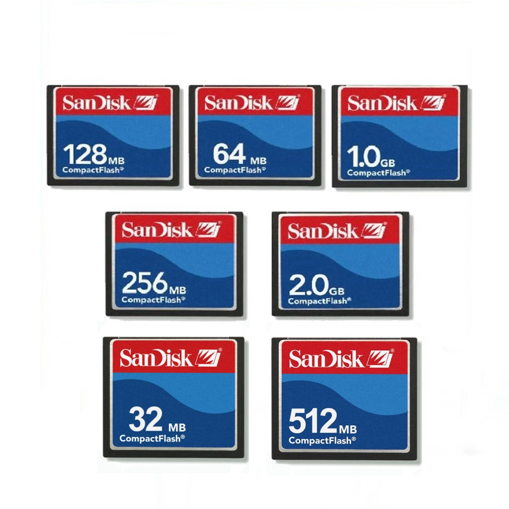 Sandisk 32MB/64MB/128MB/256MB/512MB/1GB/2GB Compact Flash CF Memory ...