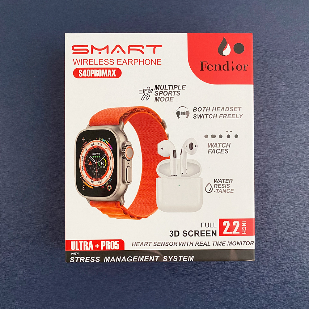 สมาร์ทวอทช์ S40 PRO MAX แถมฟรี หูฟังบลูทูธ สายนาฬิกา 2 เส้น เหมาะกับการ ...