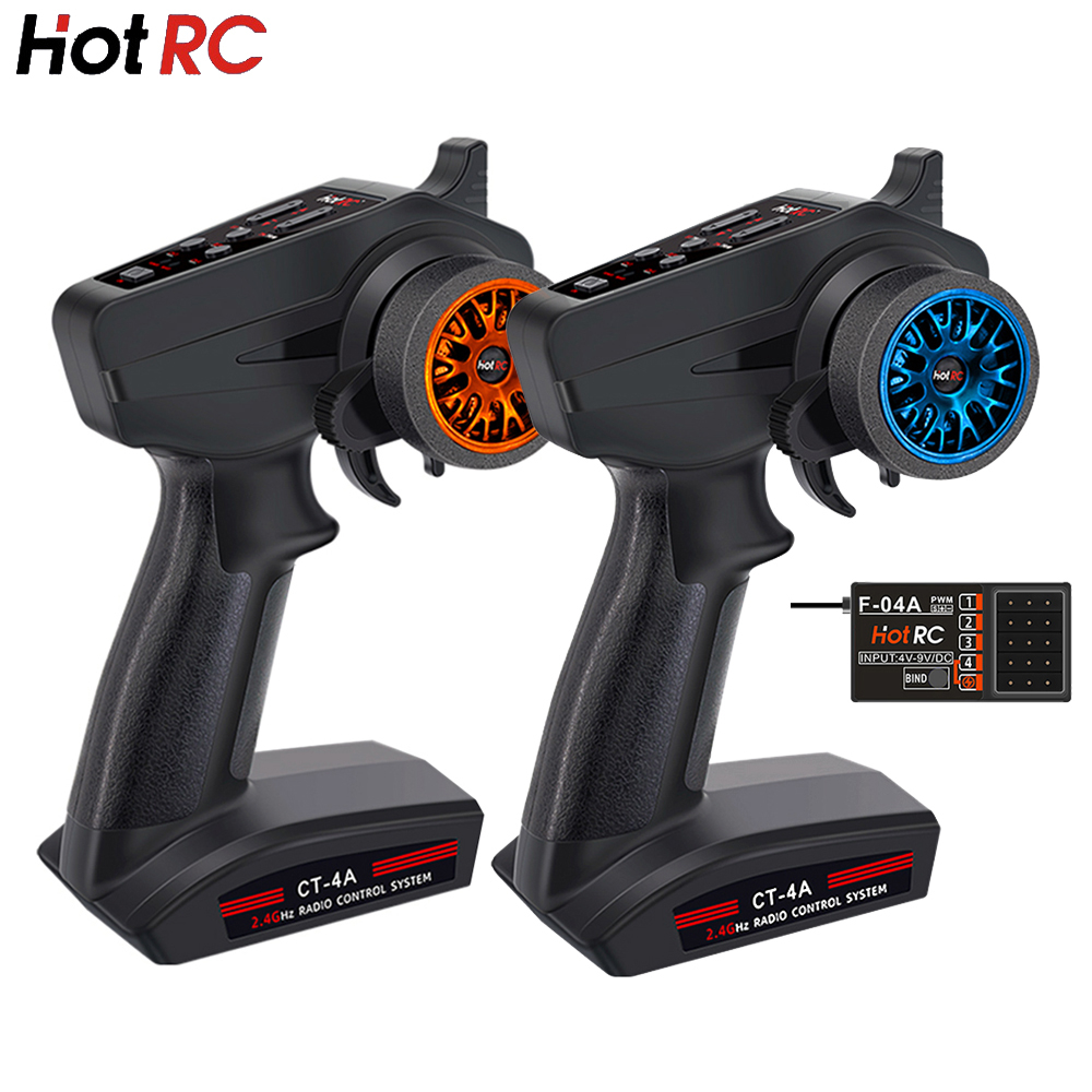 Hotrc ตัวรับส่งสัญญาณ CT-4A CT4A CT 4A 4-9V 2.4GHz 4CH F-04A F04A PWM ...