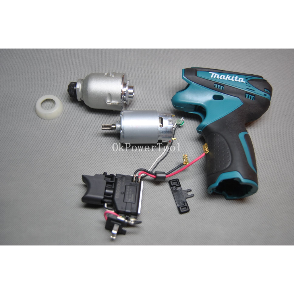 Makita makita อุปกรณ์เสริมดั้งเดิม TD090DWE 10.8V มอเตอร์ไขควงกระแทกแบบ ...