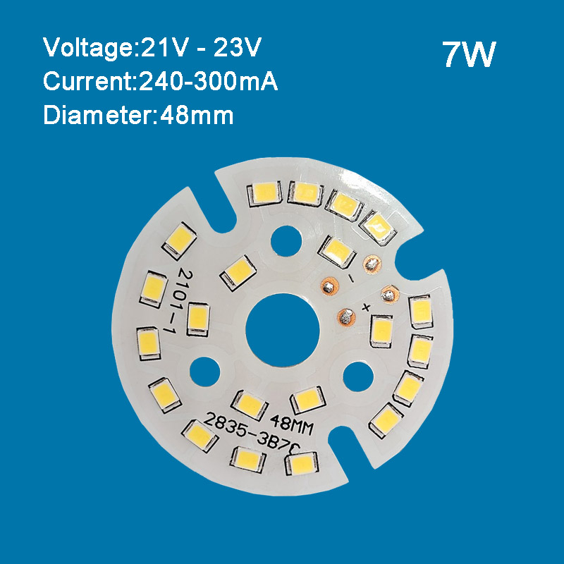 ชิปไฟ Led SMD 5W - 36W 48 มม. - 164 มม. ทรงกลม 3 ขนาน 2 ชิ้น | Shopee ...