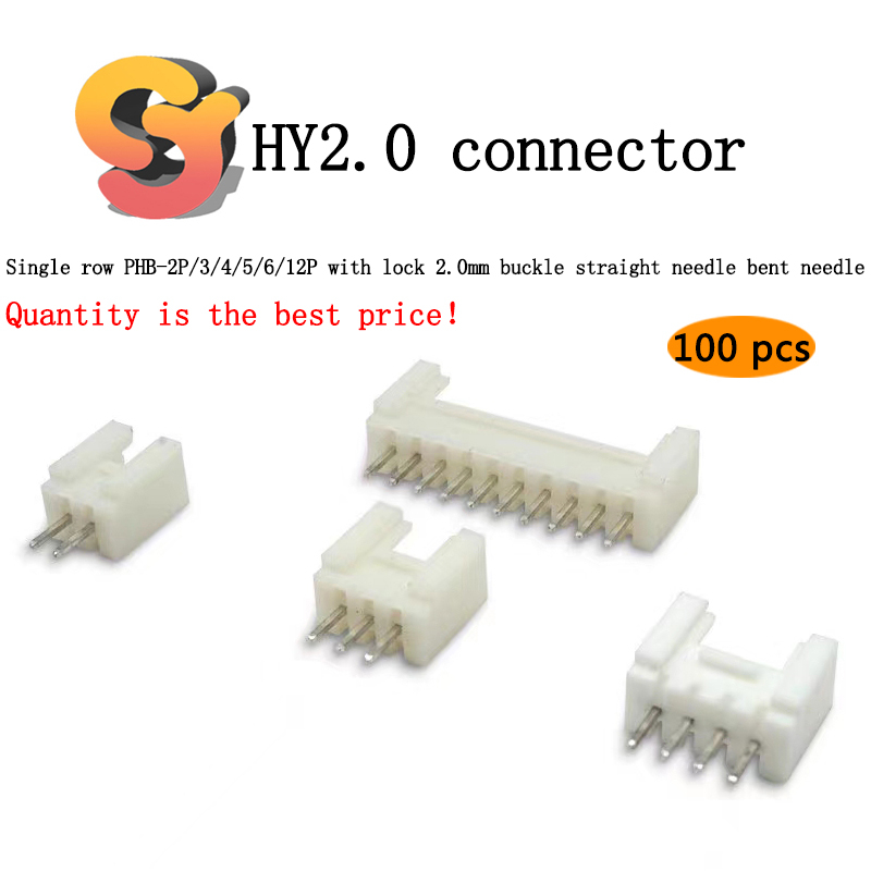 [พร้อมส่ง] ซ็อกเก็ตเชื่อมต่อ HY2.0 PHB-2P 3 4 5 6 12P พร้อมตัวล็อก 2.0 มม. | Shopee Thailand