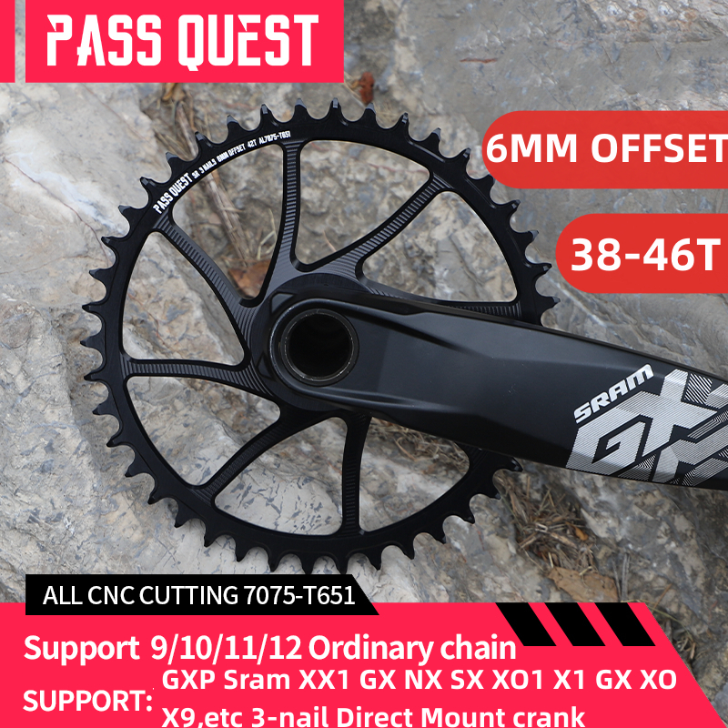 ใบจาน GXP Sram Direct Mount 6mm Offset XX1 GX NX SX XO1 X1 XO X9 narrow ...
