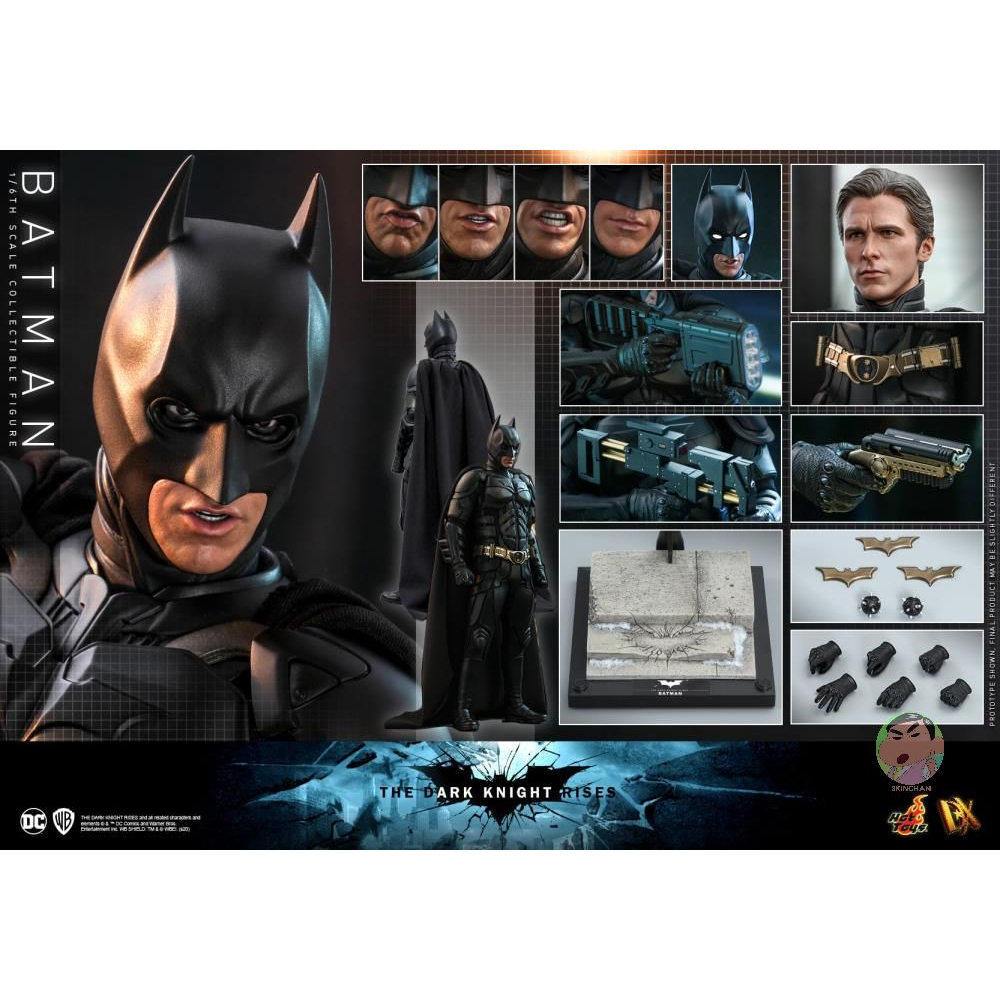 Hot Toys DX19 DCThe Dark Knight Rises Batman 1/6 Scale Collectible ...