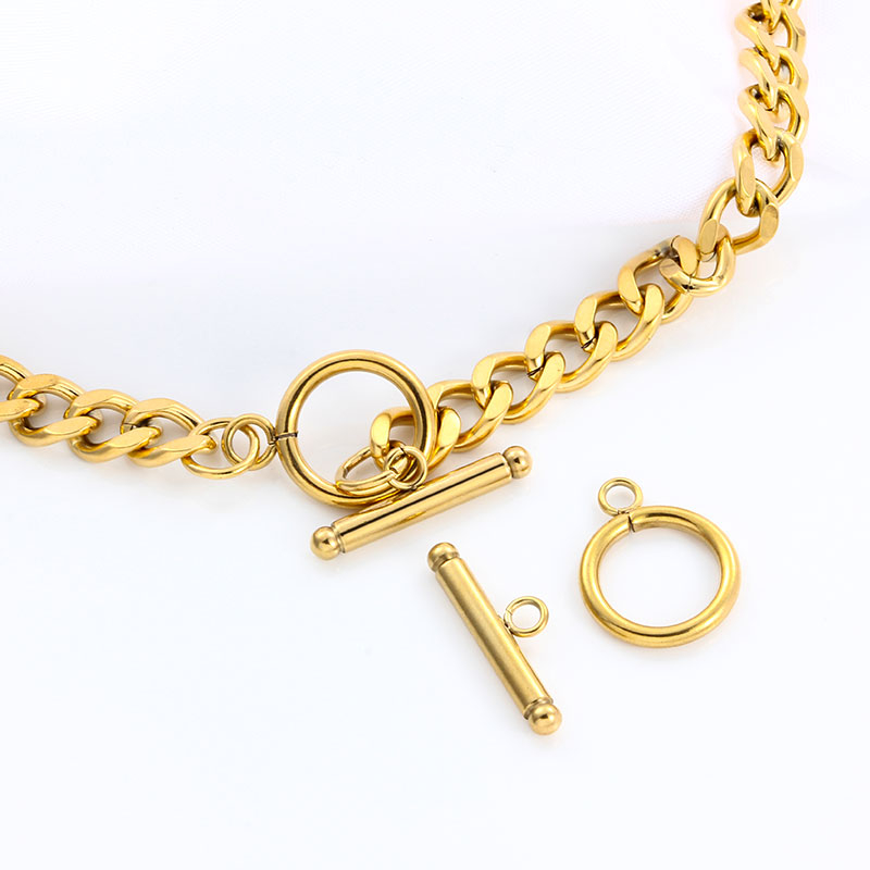 ตะขอ OT สเตนเลส ทอง 18K สไตล์คลาสสิก สําหรับทําเครื่องประดับ สร้อยคอ สร้อยข้อมือ DIY 2 ชุด ต่อ ...