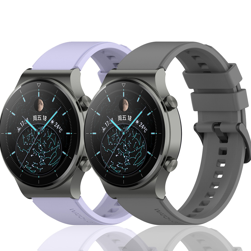 สายนาฬิกาข้อมือซิลิโคน 22 มม. สําหรับ TicWatch Pro S2 E2 Pro 2021 3 LTE ...