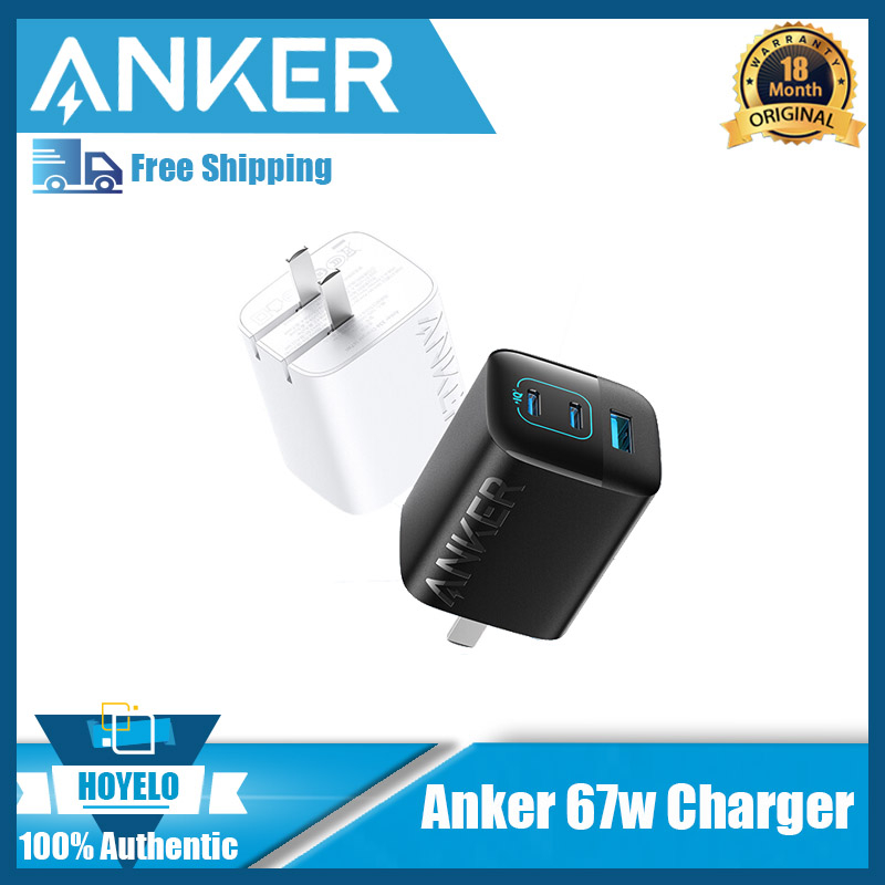 Anker Prime All Gallium Nitride 67W ปลั๊กชาร์จหลายพอร์ต TypeC อะแดปเตอร ...