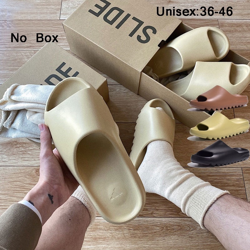 Yeez Slides Kanye West รองเท้าแตะ ไซซ์ 31-46 สําหรับผู้ชาย และผู้หญิง ...