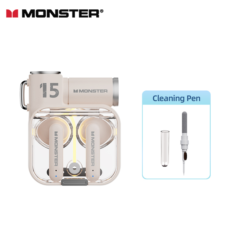 Monster XKT15 หูฟังบลูทูธไร้สาย HIFI ตัดเสียงรบกวน บลูทูธ 5.3 | Shopee ...