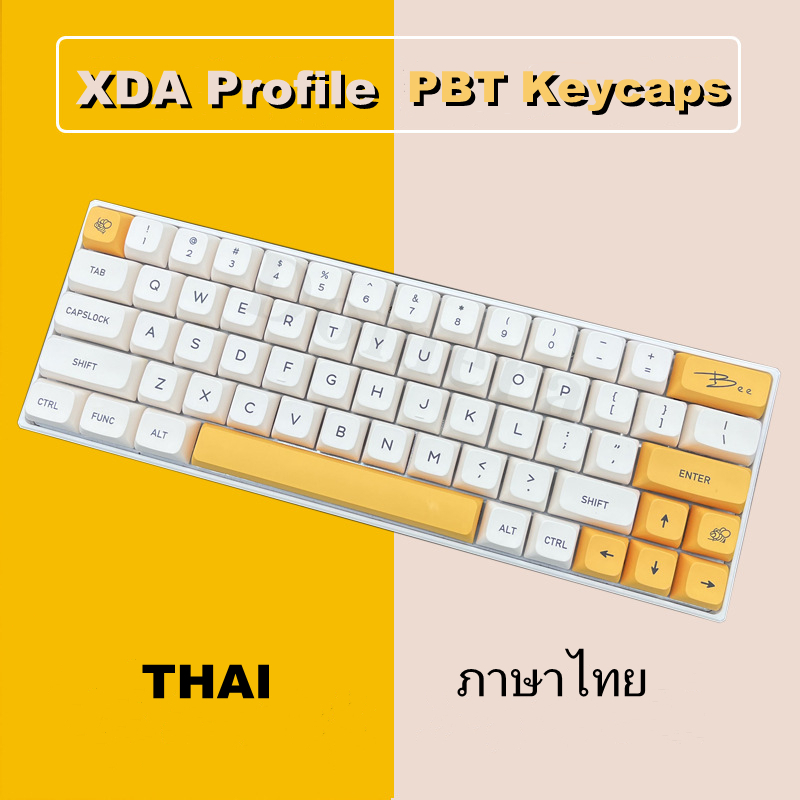 ปุ่มกดคีย์บอร์ด 140 คีย์ PBT XDA Profile ISO layout thai สําหรับ MX ...