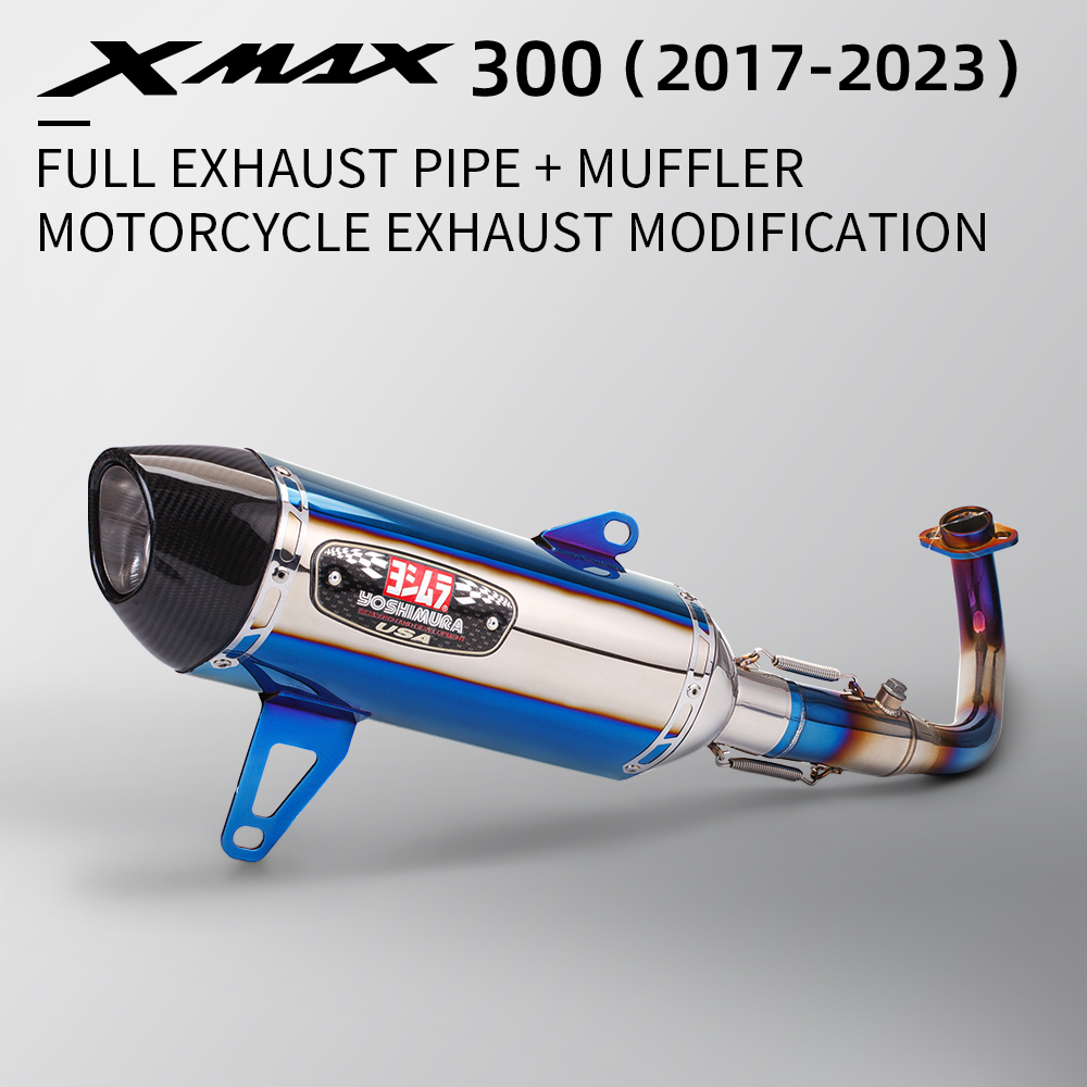 Xmax300 XMAX Yoshimura R77 ท่อไอเสียคาร์บอนไฟเบอร์ แบบสวม สําหรับ ...
