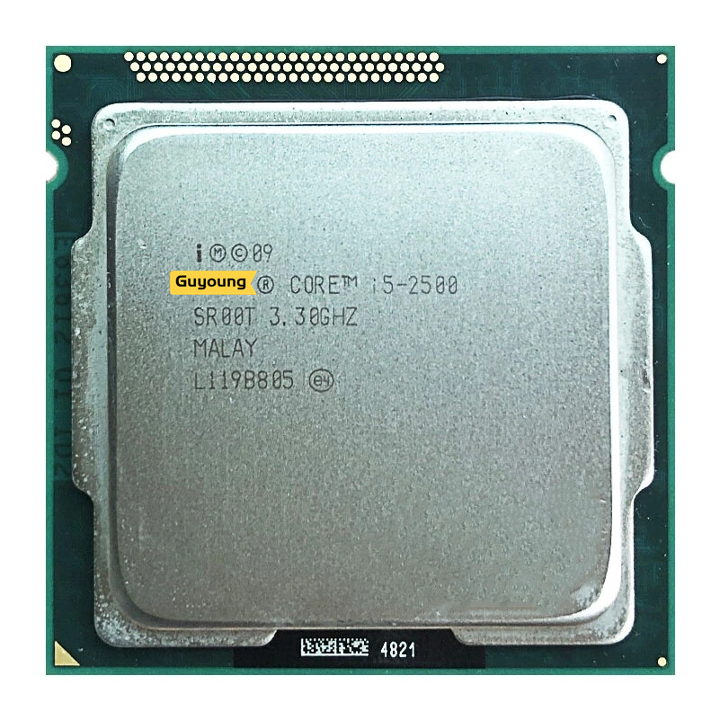 โปรเซสเซอร์ CPU YZX Core i5 2500 i5-2500 3.3 GHz Quad-Core Quad-Thread ...