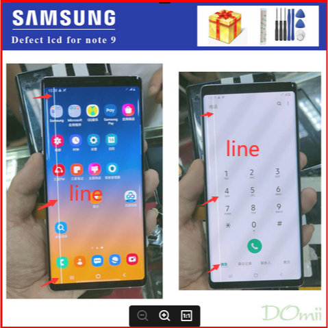 ของแท้ หน้าจอสัมผัส LCD ดิจิทัล สําหรับ Samsung Galaxy Note 9 Note 9 N960F N960U N9600/DS ...