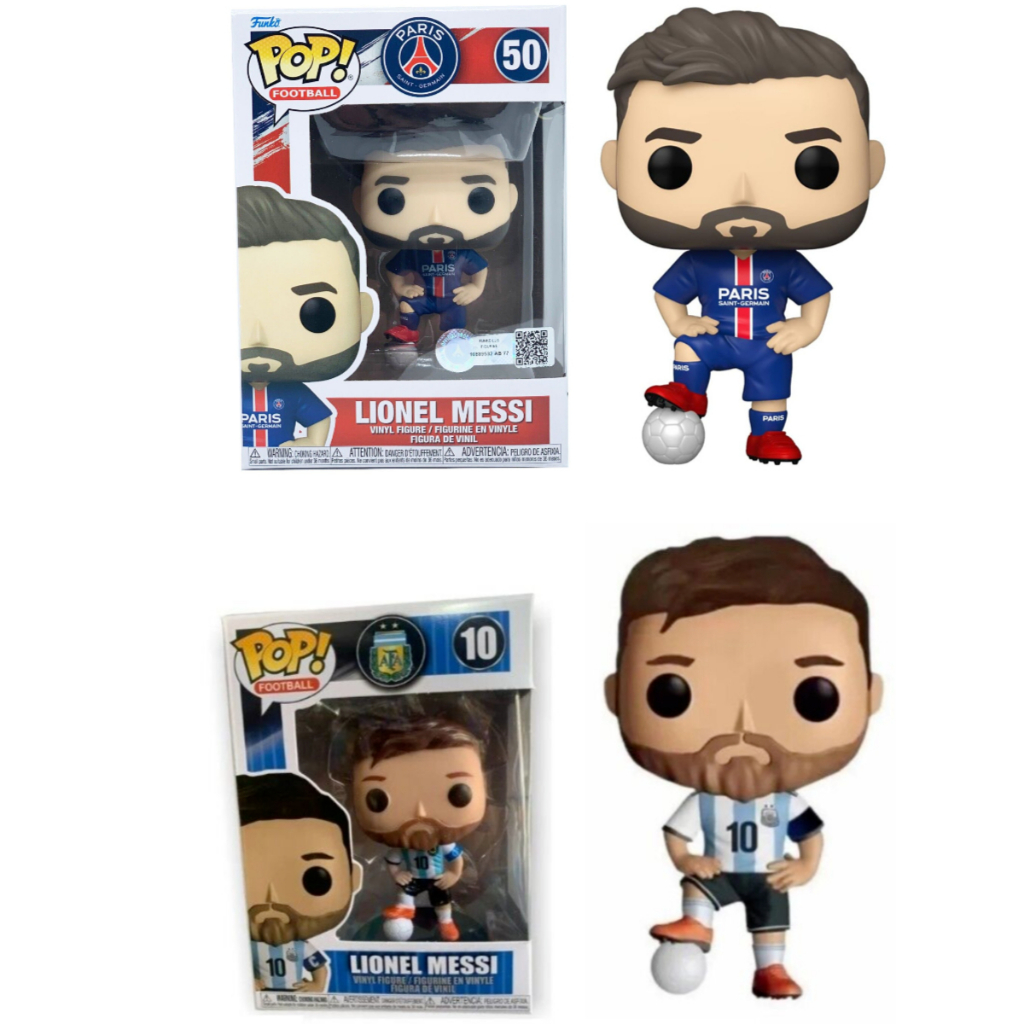 Funko Pop! โมเดลฟิกเกอร์ไวนิล รูปนักฟุตบอล Argentina Lionel Messi World ...