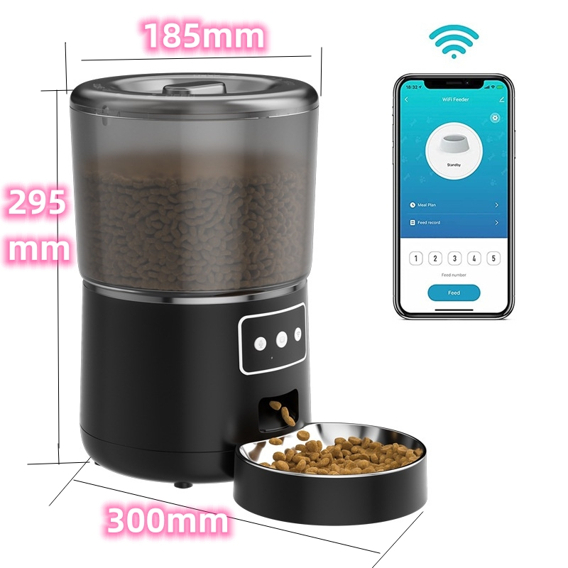 Oyes 4L Cat Smart Feeder App Remote Timed Quantitative Feeding Dog ...