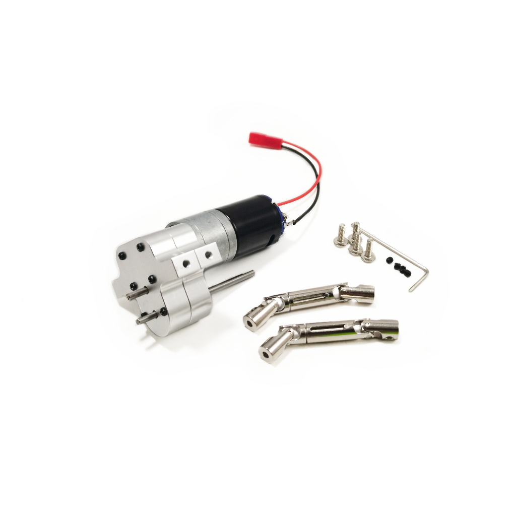 ชุดเกียร์มอเตอร์อัพเกรด พร้อมเพลา 370 mn99s mn99 MN98 MN45 MN90 wpl C14 ...