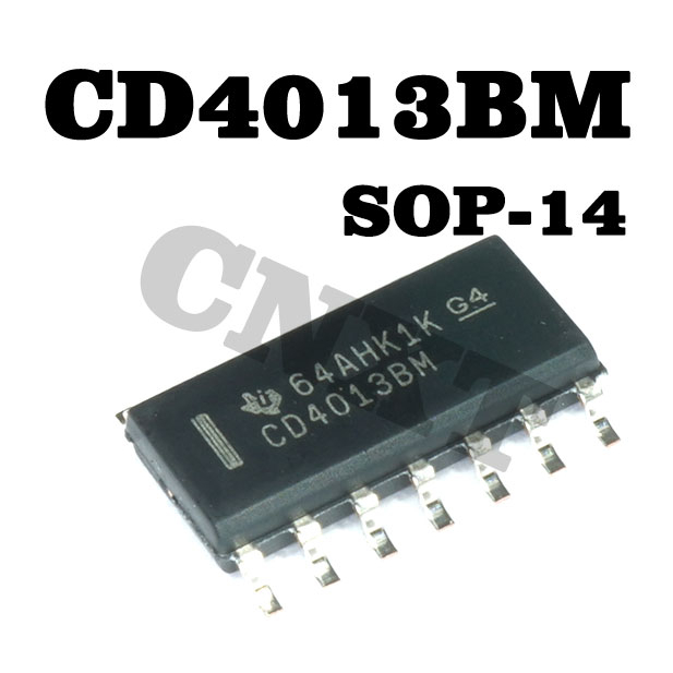 50 ชิ้น/ล็อ CD4013BM CD4013 SOP-14 ตต้นฉบับใหม่ CMOS Dual Channel Class ...