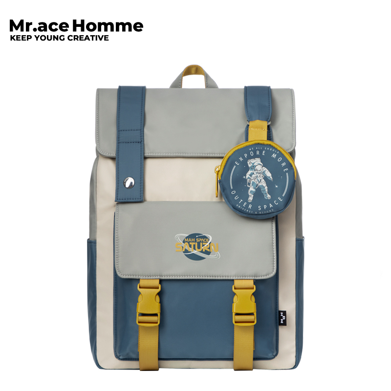 Mr. ace Homme Backpack แฟชั่น กระเป๋าไหล่เดี่ยว ความรู้สึกขั้นสูง ...