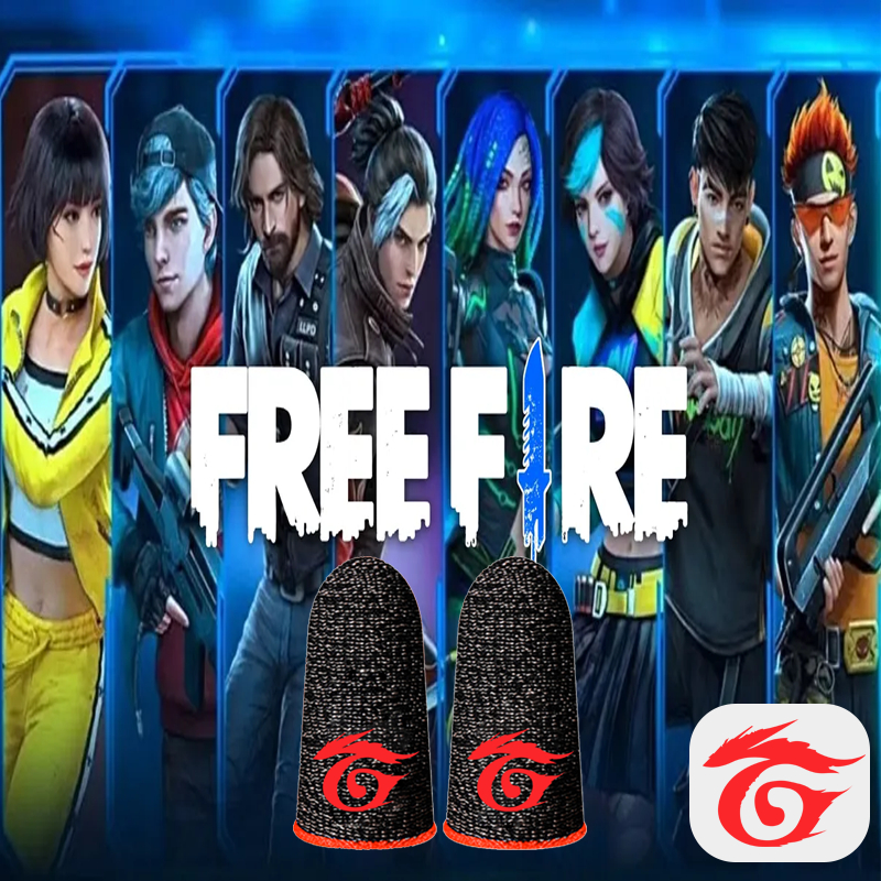 Bluewow Exclusive - ถุงมือเล่นเกม ไฟเบอร์ สีเงิน โลโก้ Ga.re.na สีแดง ...