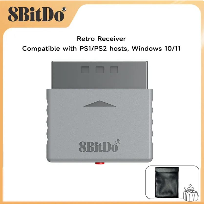 ตัวรับสัญญาณ 8Bitdo สไตล์เรโทร สําหรับจอย PS1 PS2 Windows Xbox Series Xbox One Switch Pro PS5 ...