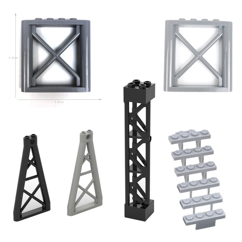 8pcs MOC Building Block Parts อะไหล่บล็อก ชิ้นส่วนอาคารตาข่าย 64448 ...