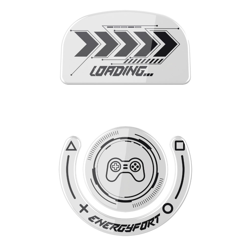 กระจกเมาส์ฟุตสติกเกอร์สําหรับ Logitech GPW 2 G PRO X SUPERLIGHT โค้งมน ...