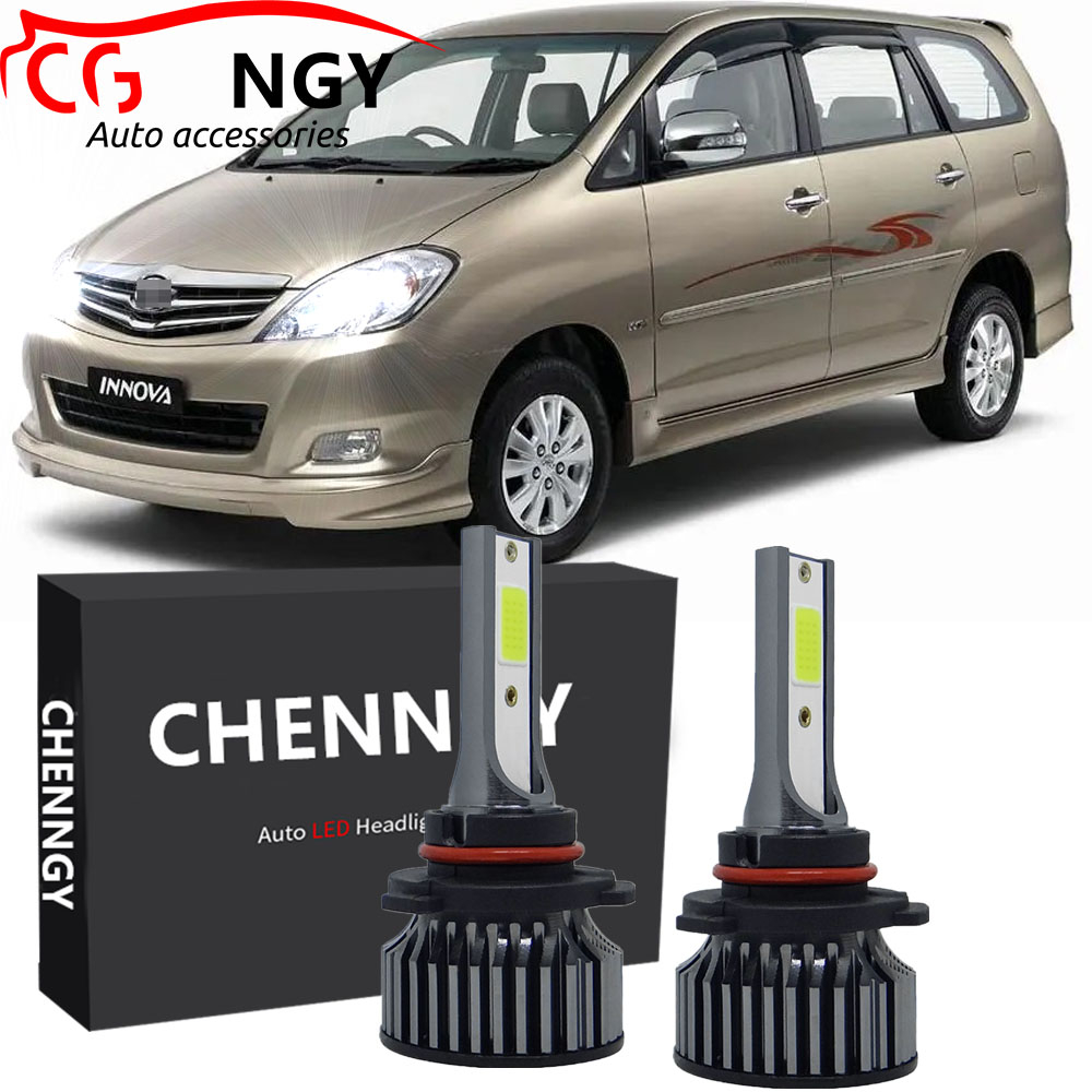 สําหรับ Toyota Innova 2005 ถึง 2011 (โคมไฟหัว) - p1 6000K LED Bulbs Kit ...