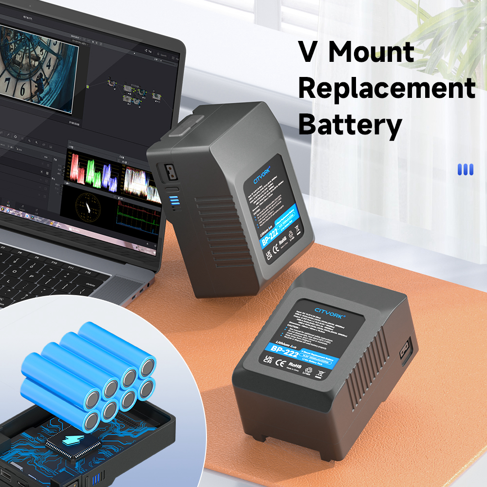 Palo แบตเตอรี่กล้องถ่ายภาพ V-Mount PD Charing และตัวเชื่อมต่อ Micro-USB ...