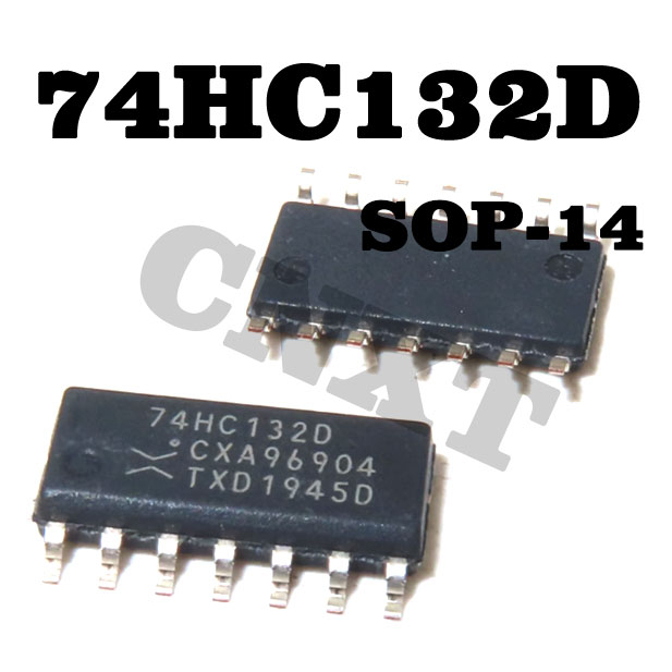 5 ชิ้น/ล็อตใหม่ 74HC132D 74HC132 SOP-14 Quad 2 อินพุตพร้อมทริกเกอร์ ...