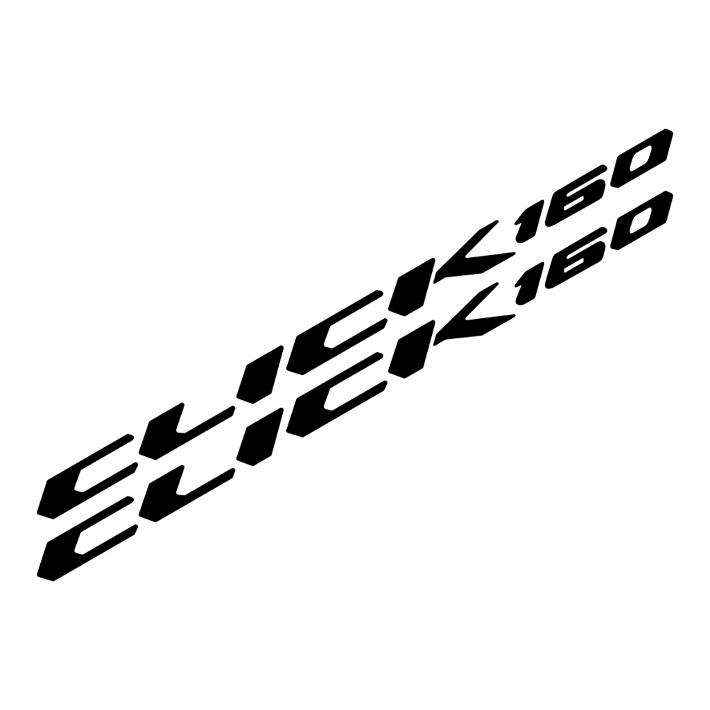 โลโก้ Click 125i 150i 160 honda โลโก้รถจักรยานยนต์ ตราสัญลักษณ์ 3D ...