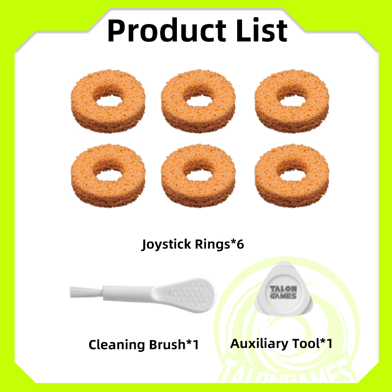 6 ชิ้น TALONGAMES Joystick Rings แหวนจอยสติ๊กควบคุมจอยสติ๊ก สําหรับ ...
