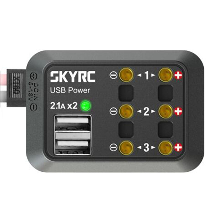 Skyrc DC POWER DISTRIBUTOR พอร์ต USB 5V 2.1A สองพอร์ต รองรับสมาร์ทโฟน ...