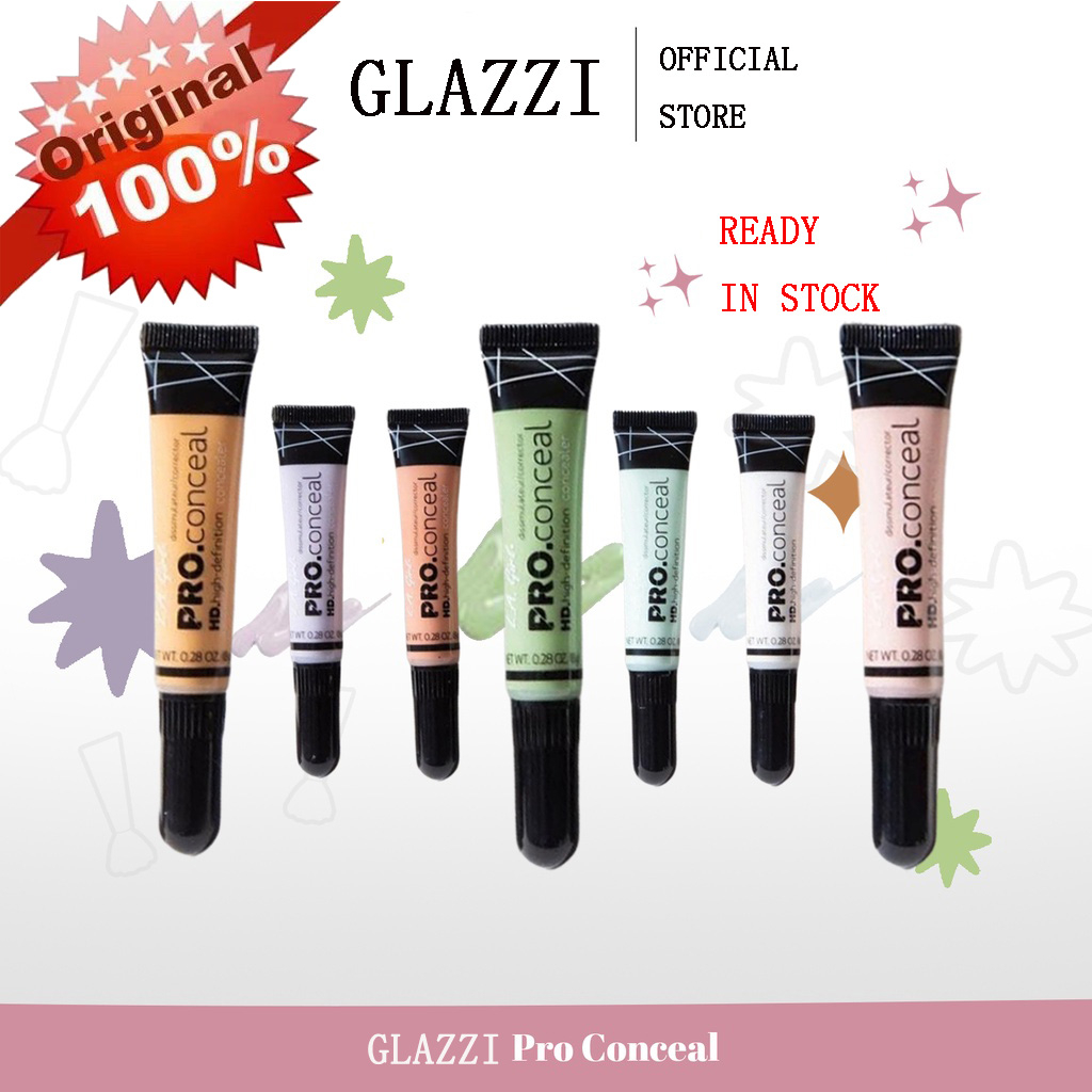 🔥 Glazzi PRO HD คอนซีลเลอร์ / คอนซีลเลอร์ปกปิดได้ดี | Shopee Thailand