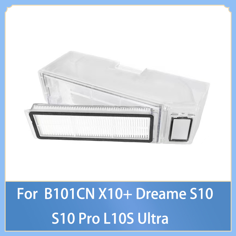 ตัวกรอง HEPA + กล่องฝุ่นสําหรับ Xiaomi Mijia B101CN X10+ X20+ C102 Dreame S10 S10 Pro L10S Ultra ...